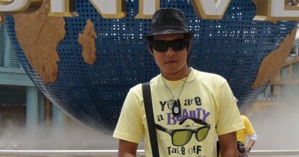 Myanmar Actor and Model, Min Htet Kyaw Zin @ Universal Studio, Singapore