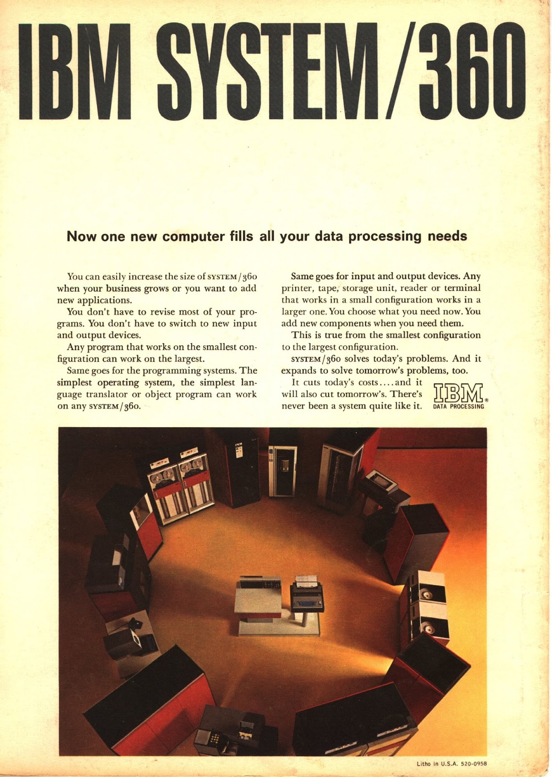 1964 - Quei 366 giorni fenomenali: System/360 - La rivoluzione firmata IBM