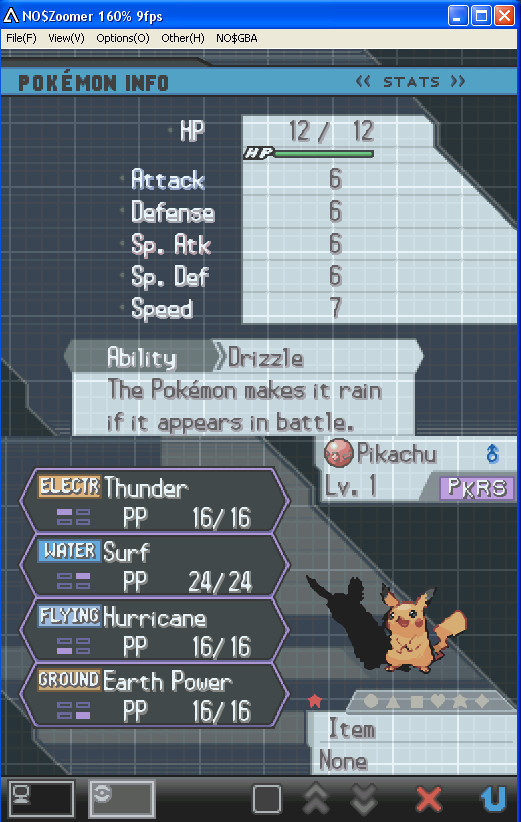 Pokemon AR Code: Pikachu Action Replay Code