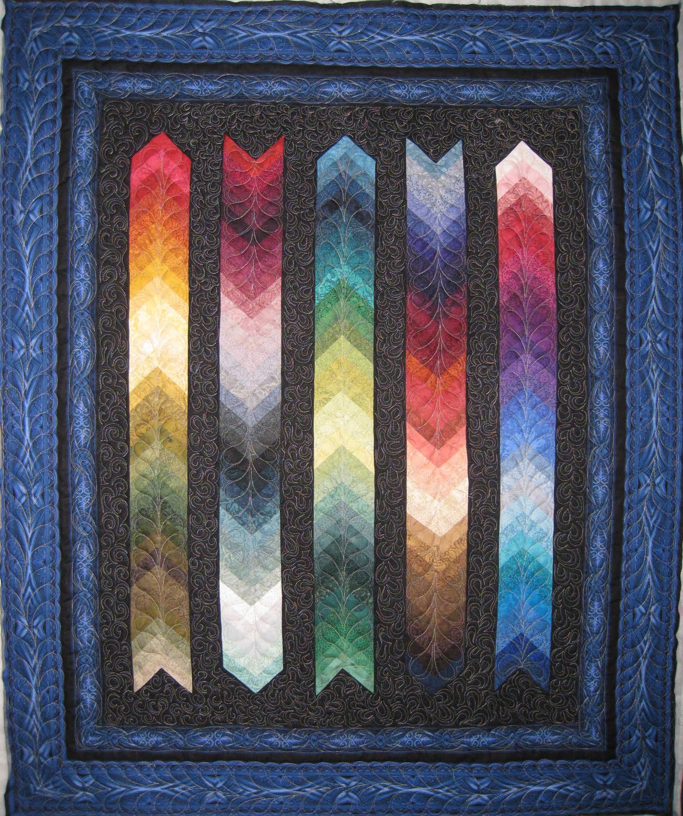Ros-the-quilter, quilting is my sanity…….: French Braid Quilt
