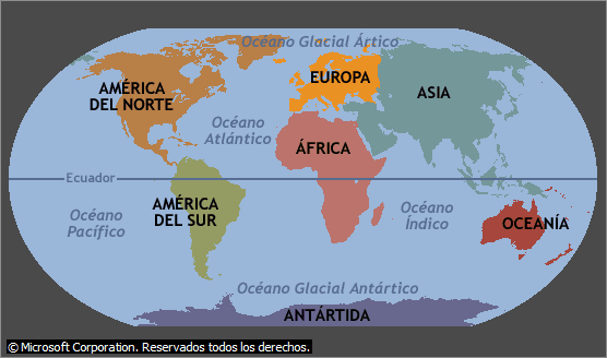 Biblioteca Digital de Chichiriviche-Falcón: Los seis continentes