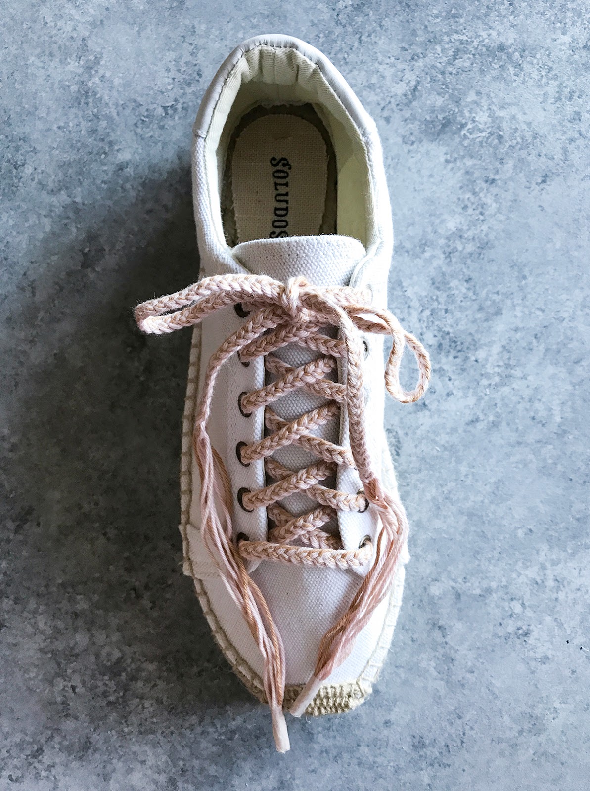 DIY Tassel Espadrille Sneakers