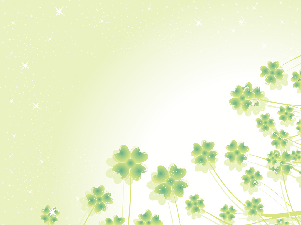 Abstract clover PPT background