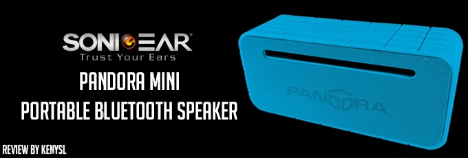 KENYSL.com: Sonic Gear Pandora Mini Portable Bluetooth Speaker Review