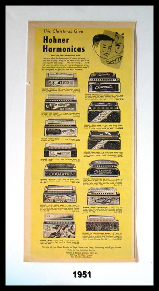 Janela aberta - Blogue de harmonica: Doc's Vintage Harmonica Collectables