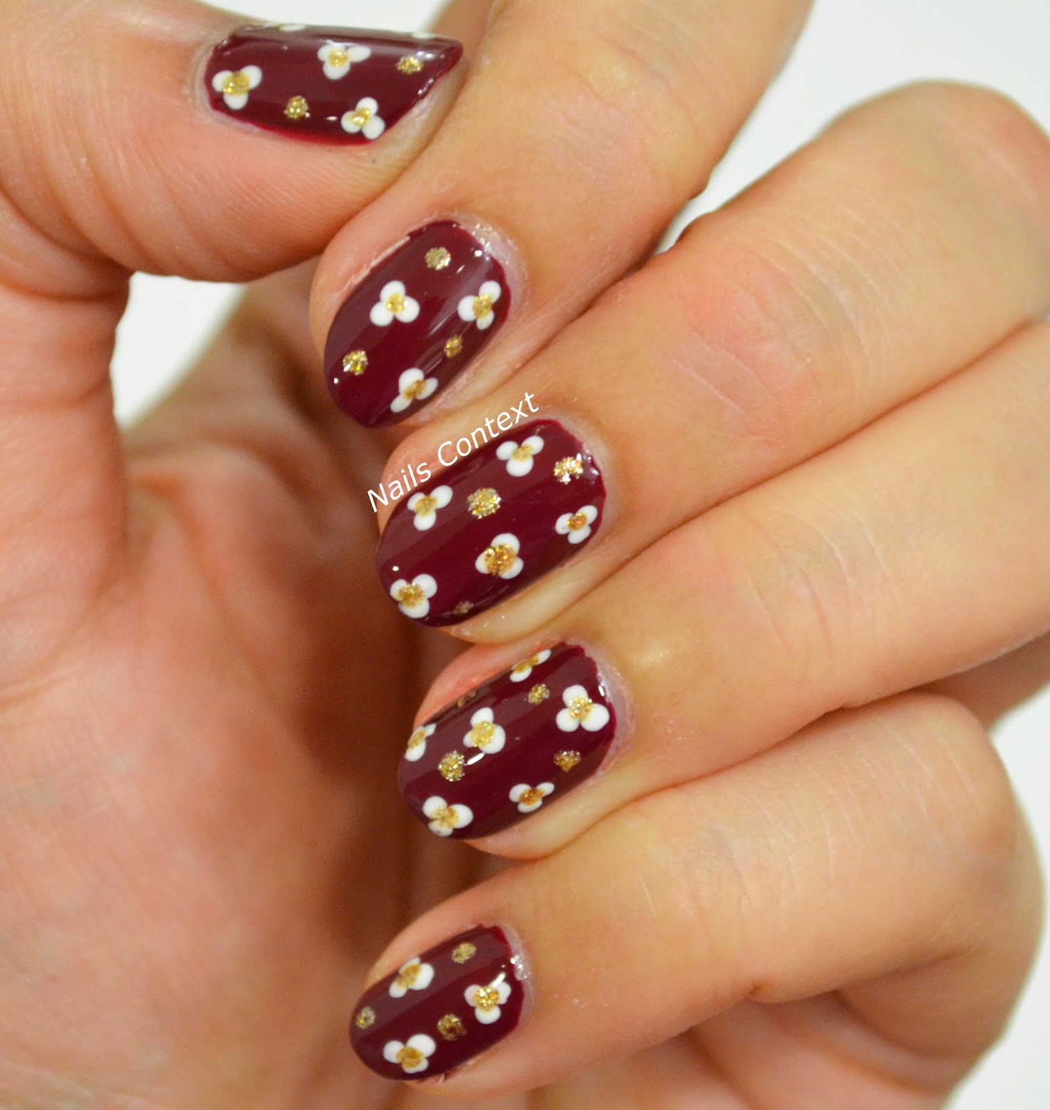 Nails Context: Fall Florals