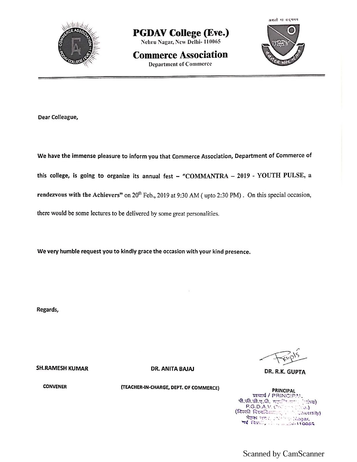 Youth Conclave Invitation