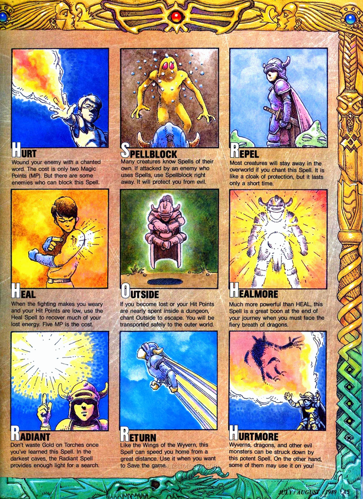 8-Bit City: Dragon Warrior Strategy Guide Nintendo Power Scans