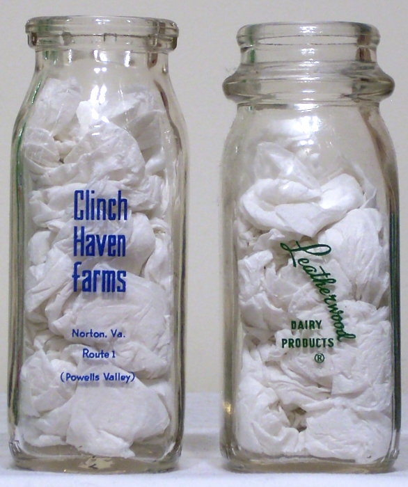 Clinch Haven Farms Milk Bottle