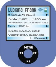 ART PICTURES.. XD: Invitaciones IPOD - Celeste y Rosado