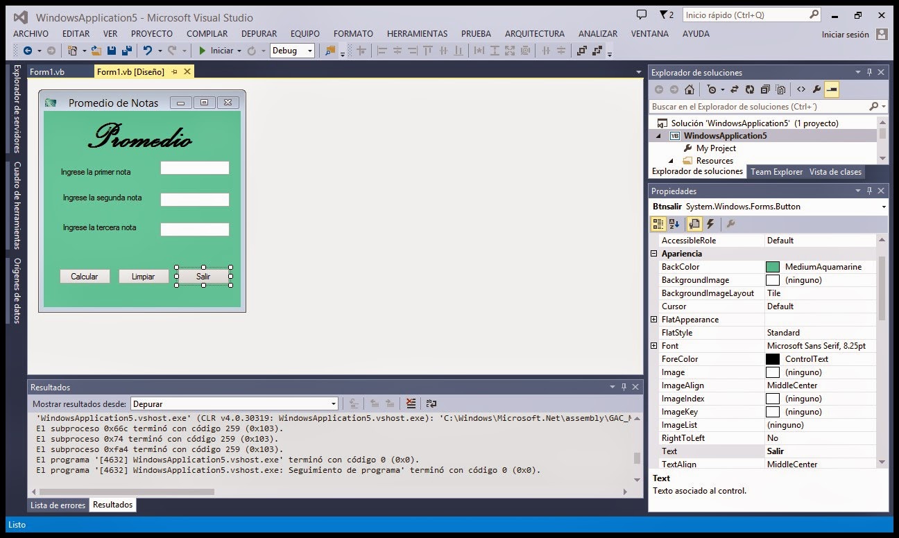 Ricon de la Diversión : Programa en Visual Basic , El promedio de tres ...
