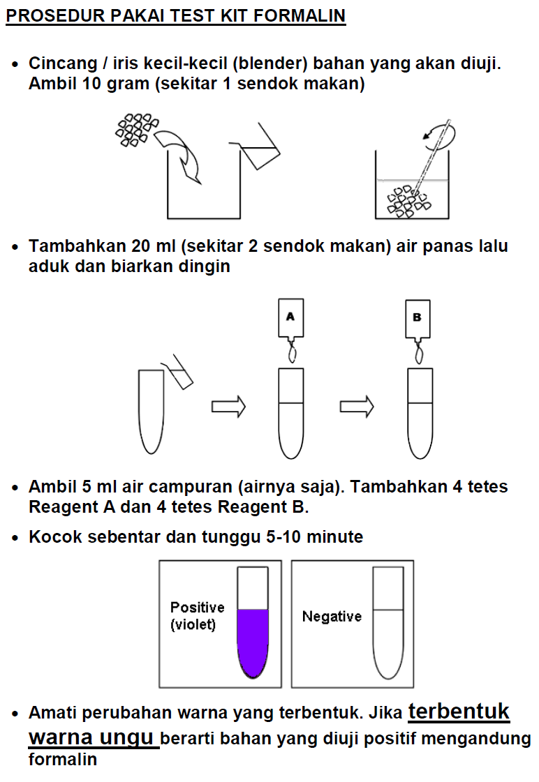 Test Kit Formalin | Toko online yang menjual aneka macam jenis test kit ...