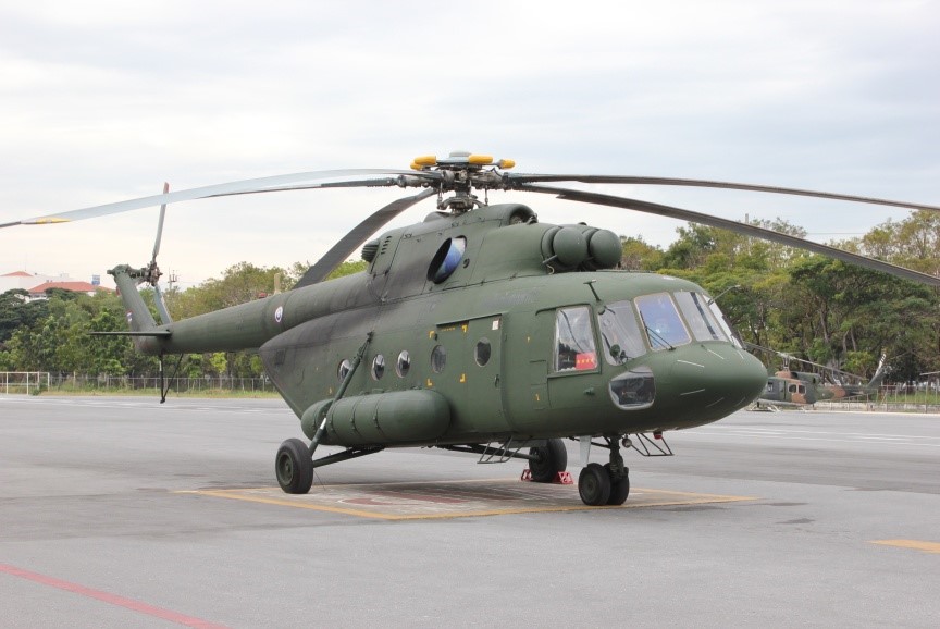 กองวิทยาการ กรมการขนส่งทหารบก: MIL MI 17 V5 HIP (ฮ.ท.17)