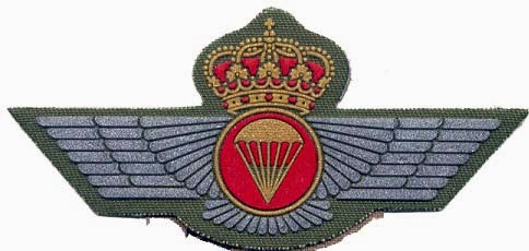 COLECCIONISMO MILITAR: E.T. Y E.A. ROKISKIS, TIRAS Y EMBLEMAS PARACAIDISTAS