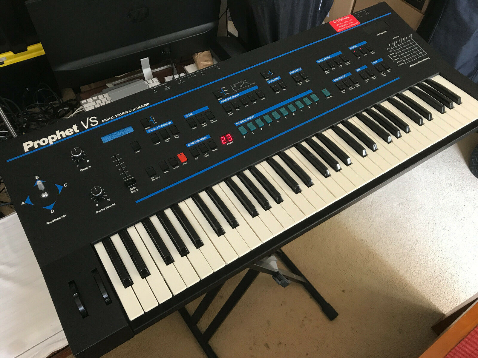 MATRIXSYNTH: Sequential Circuits Prophet VS Vector Synth SN 0907