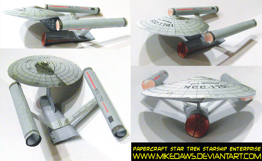 Ninjatoes' papercraft weblog: Simple papercraft Star Trek U.S.S ...