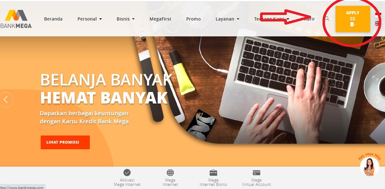 Cara Pengajuan dan Syarat Kartu Kredit Bank Mega
