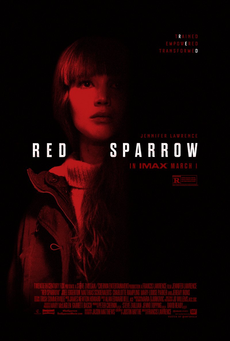 Vamos ao "Nimas": A AGENTE VERMELHA (Red Sparrow) de Francis Lawrence