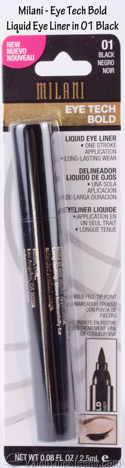 Valentine Kisses: Milani Eye Tech Bold Liquid Eye Liner in Black ...