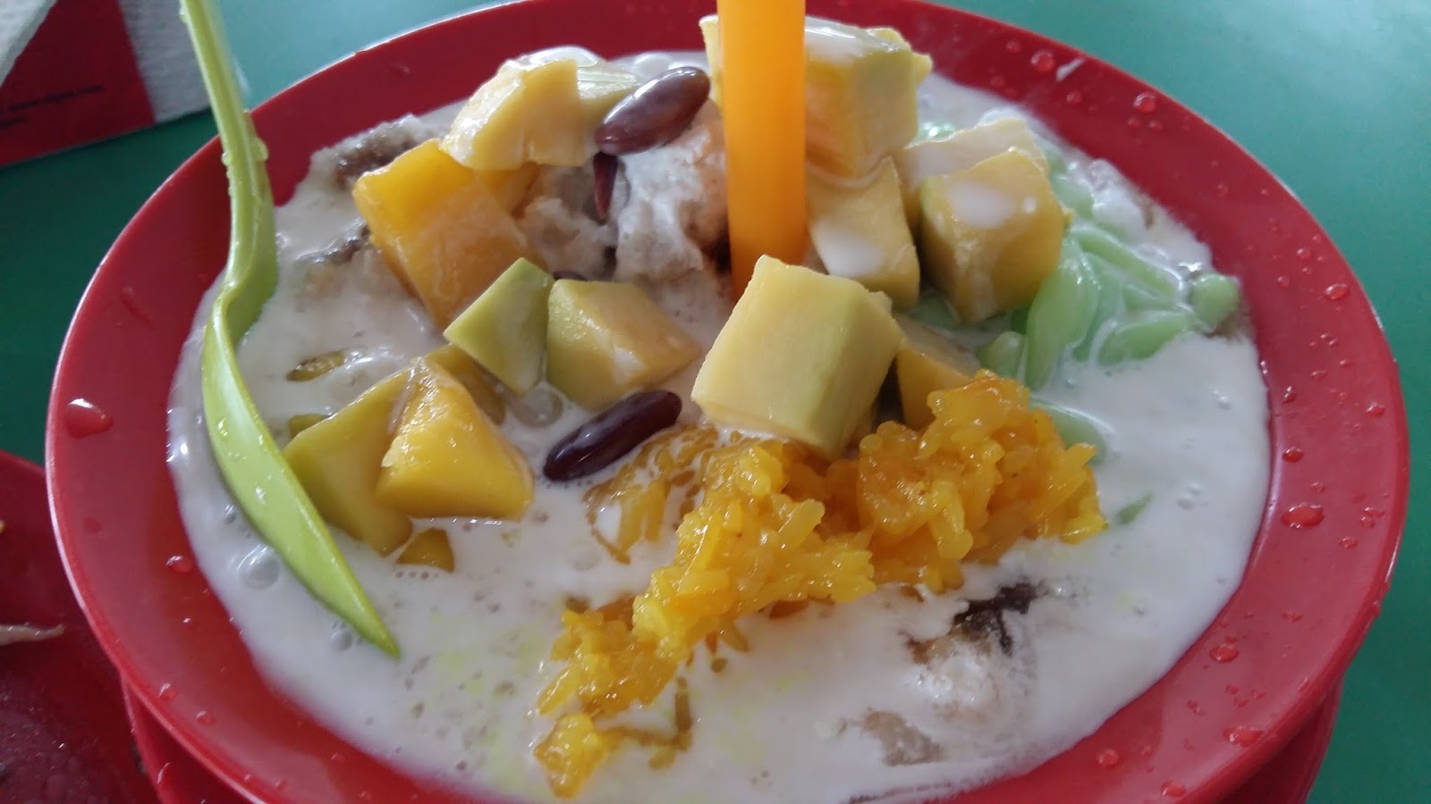 Cendol Mangga @ pauh yang sedap di Restoran Rasa Pedas Kg Mengabang ...