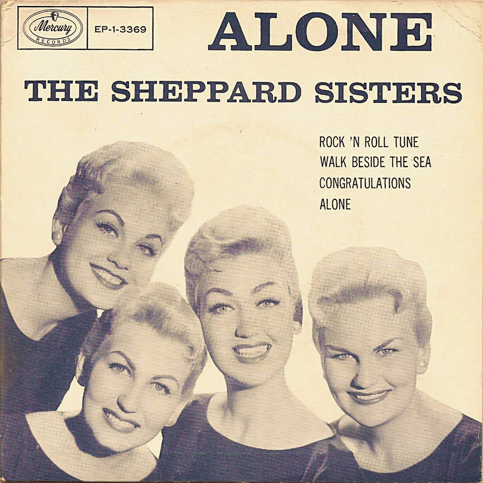 WHITE DOO-WOP COLLECTOR: THE SHEPHERD SISTERS_Alone/Don't Mention My Name
