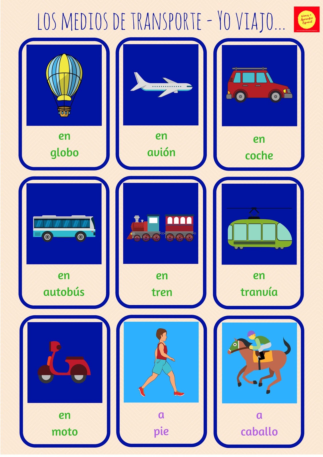 Vamos a Aprender Español: Yo viajo...