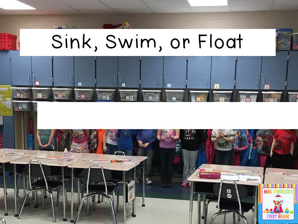 Mrs. Wheeler's First Grade Tidbits: Simple Game Series: Sink, Swim, or ...