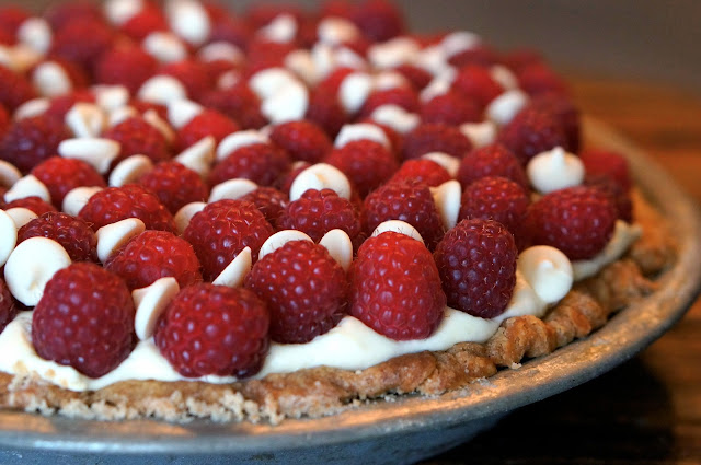 Y'all Come On In The Door's Open: White Chocolate Raspberry Pie