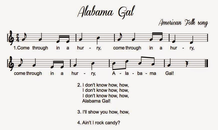 We Music @ HSES! ♫: Alabama Gal