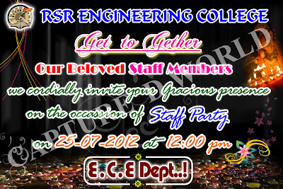 Capture D World: College Invitation Card Models For All Functions