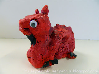 Use Your Coloured Pencils: Clay Chinese Dragons