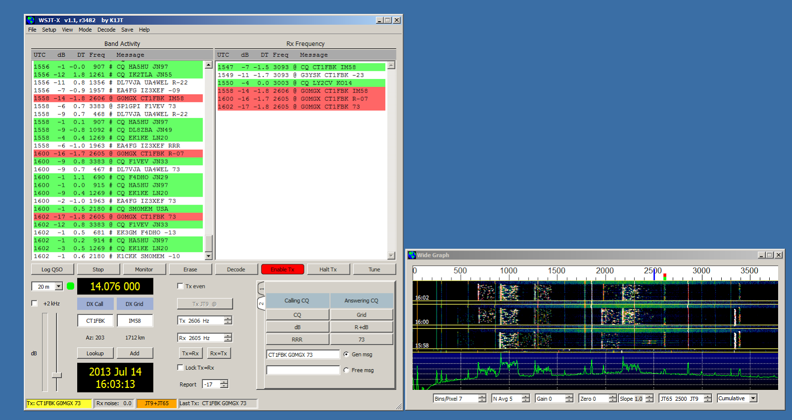 G0MGX In the Shack: JT what - Ah, JT9!