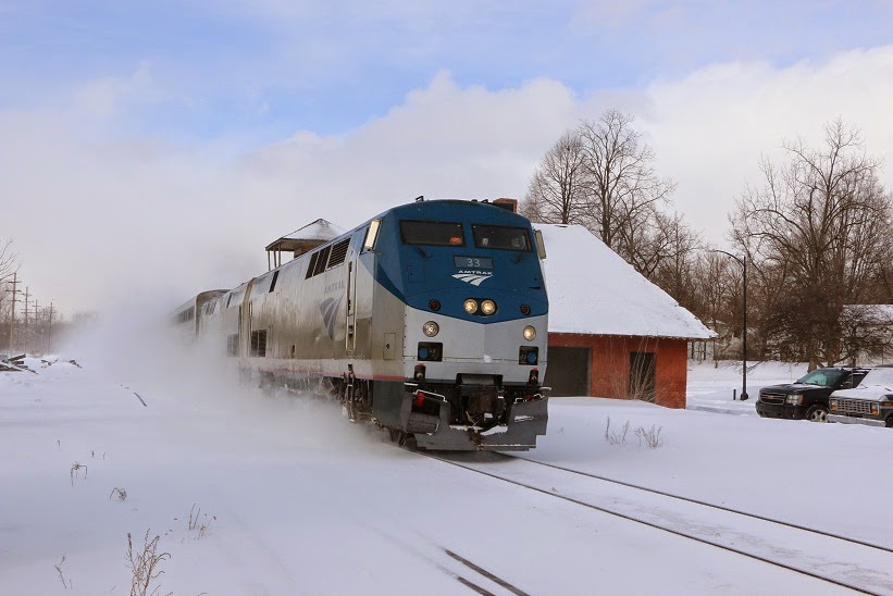 Michigan Exposures: Dashing Through the Snow on Amtrak's Wolverine