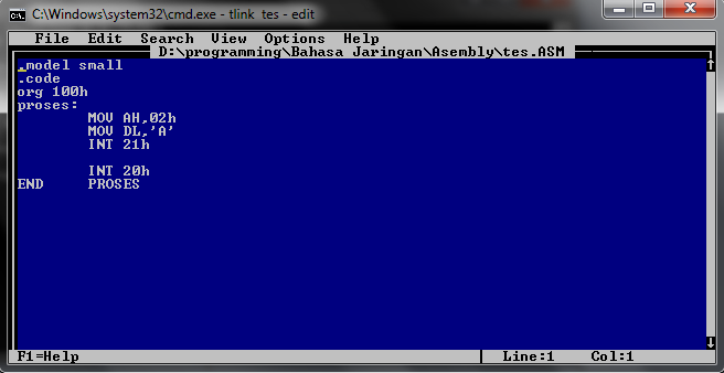 Pemrograman Bahasa Assembly (Assembler):Pengertian dan Cara Mencetak ...
