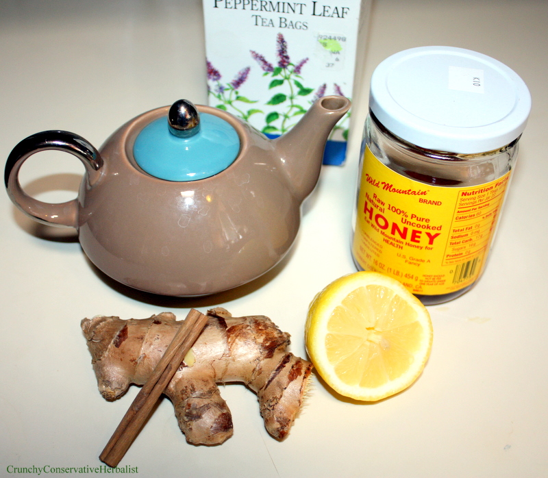 Crunchy Conserative Herbalist: Hot Ginger Lemonade {UPDATED}