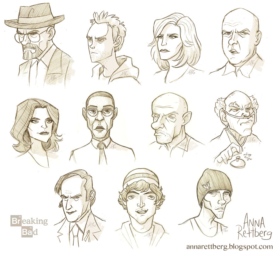 Anna Rettberg: Breaking Bad sketchdump