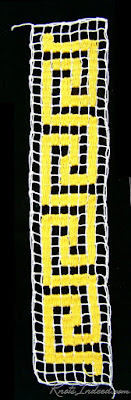 Knots Indeed: Square-mesh netting and the darning stitch - pattern two