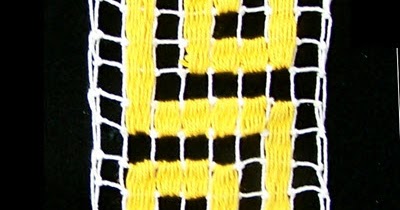 Knots Indeed: Square-mesh netting and the darning stitch - pattern two