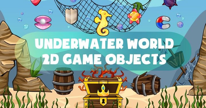 Free Sprite - 2D Game Assets (Underwater Object) - Game Assets Online ...