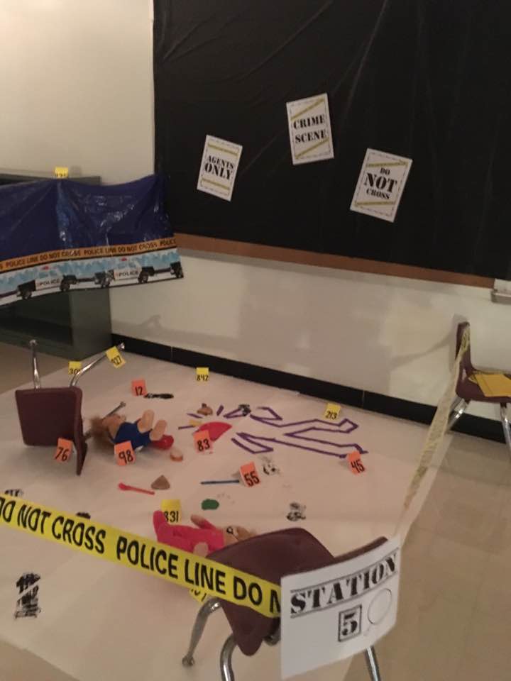 Scissors and Crayons: Crime Scene Math Investigations
