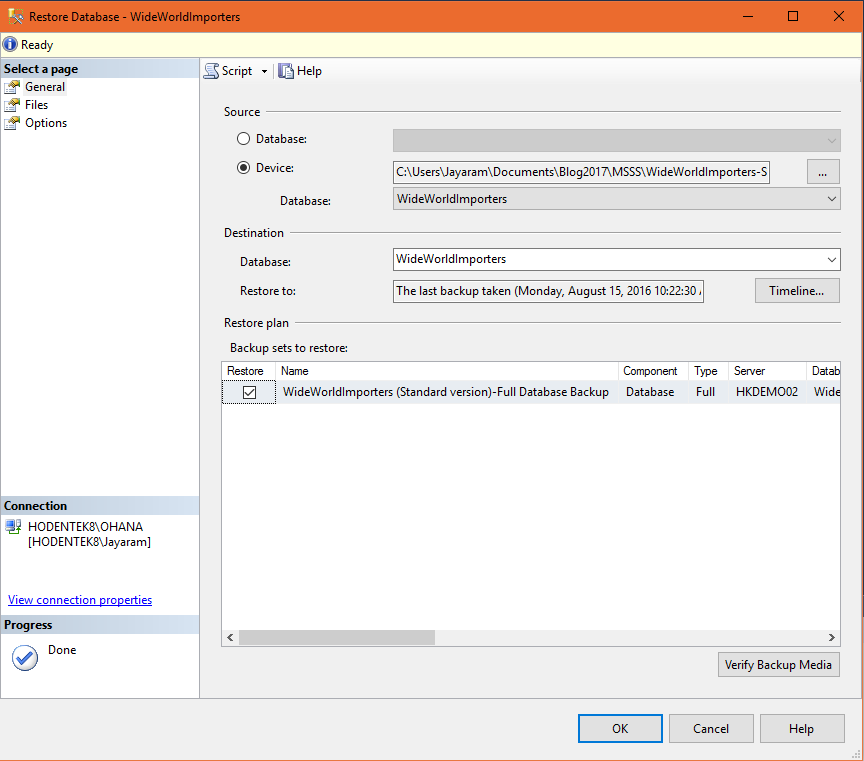 HodentekMSSS: Constructing Wide World Importers database - Part 1