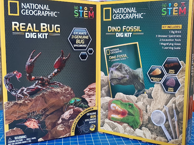 The Brick Castle: National Geographic STEM Dig Kits Review (age 8 ...