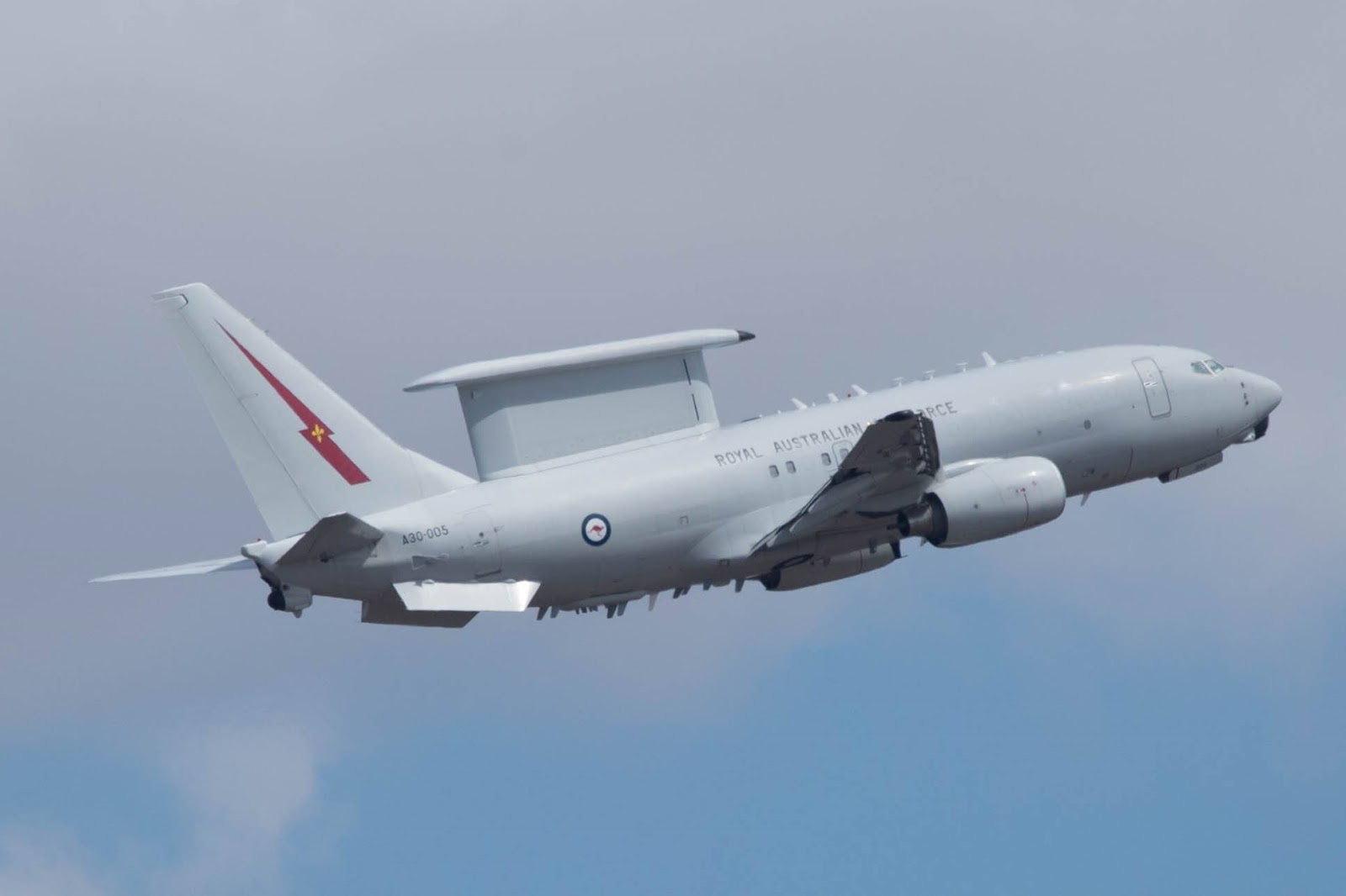 Central Queensland Plane Spotting: RAAF Boeing B737-7ES / E-7A ...