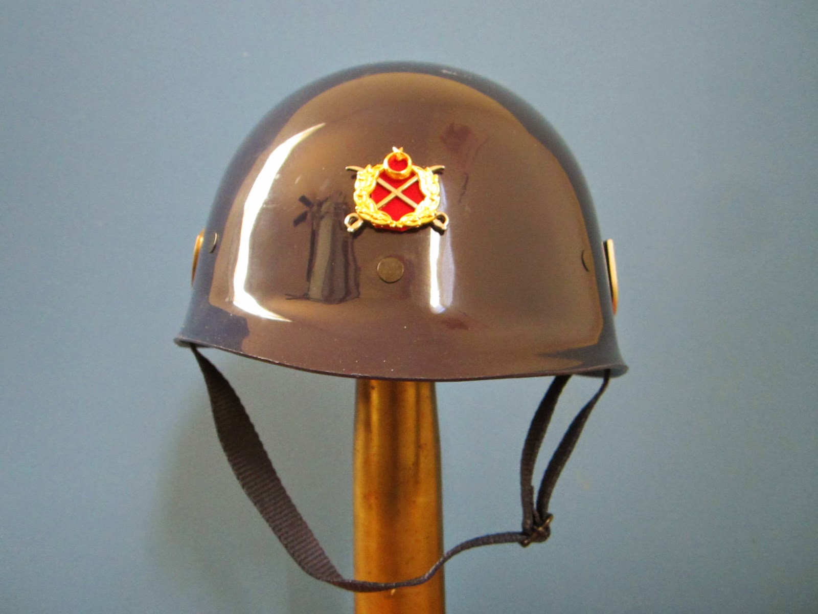 Mannie Gentile: Combat Helmets of the 20th Century: Turkey M1 parade helmet