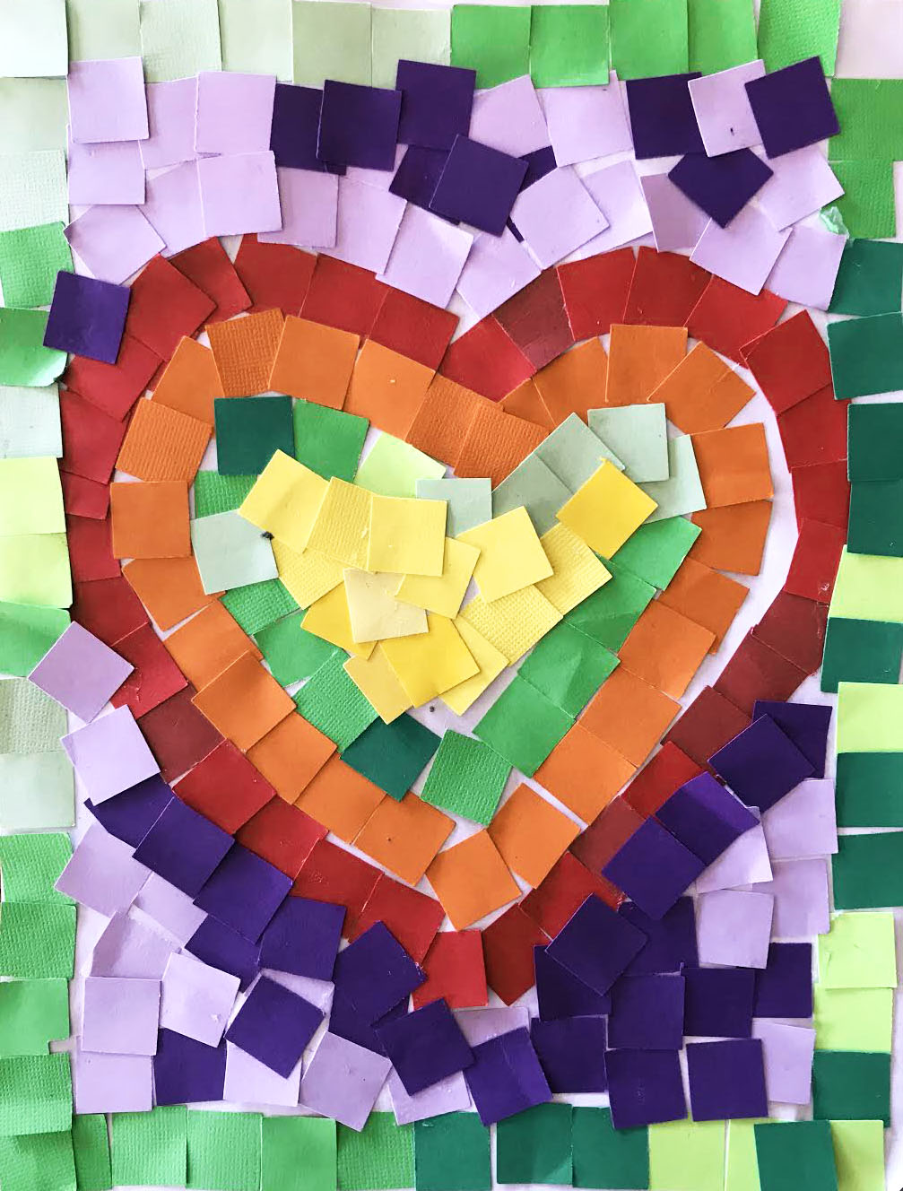 ALMA THOMAS HEART MOSAICS