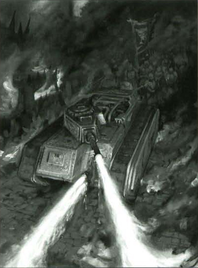 The Blue Gnoll: 40K Traitor Guard Fast Attack entry: Hellhound Squadron