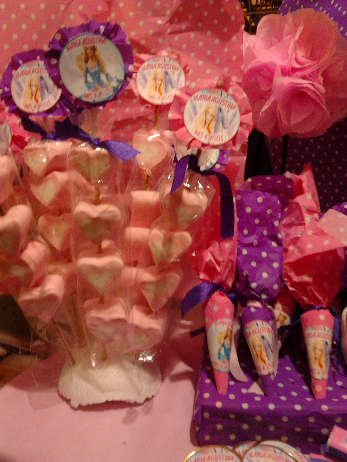 SUEÑOS DULCES FIESTAS Y EVENTOS: CANDY BAR BARBIE