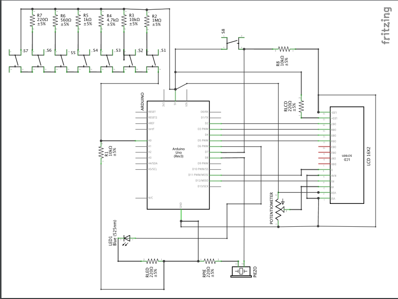 Electronic Piano Keyboard With Preset Songs ~ Arduino Tutorial