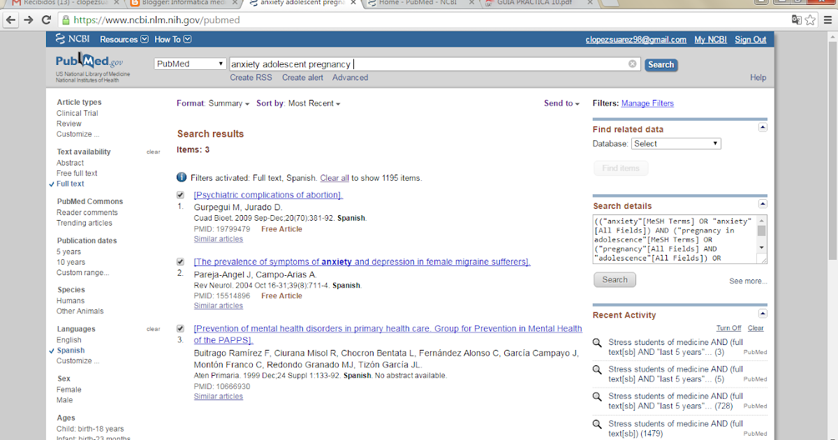 Informática médica: USO DE BUSCADORES MÉDICOS - PUBMED