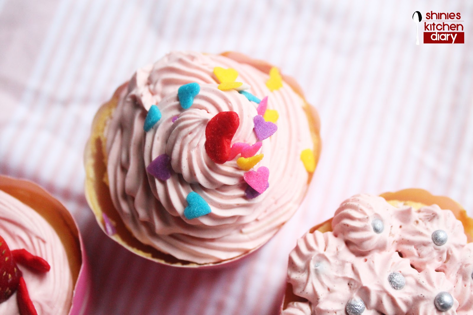 Vanilla Custard Cupcake - Shinies Kitchen Diary